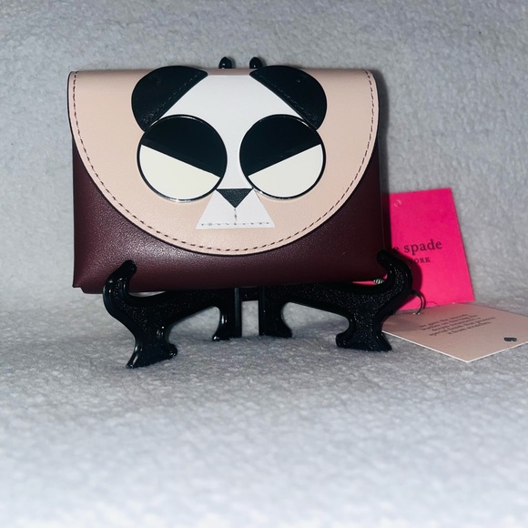 kate spade | Bags | Nwtkate Spade Panda Cardholder Coin Purse | Poshmark